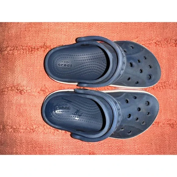 Native Shoes | Shoes | Crocs Boys Childrens Bayaband Slip On Shoe Navy ...
